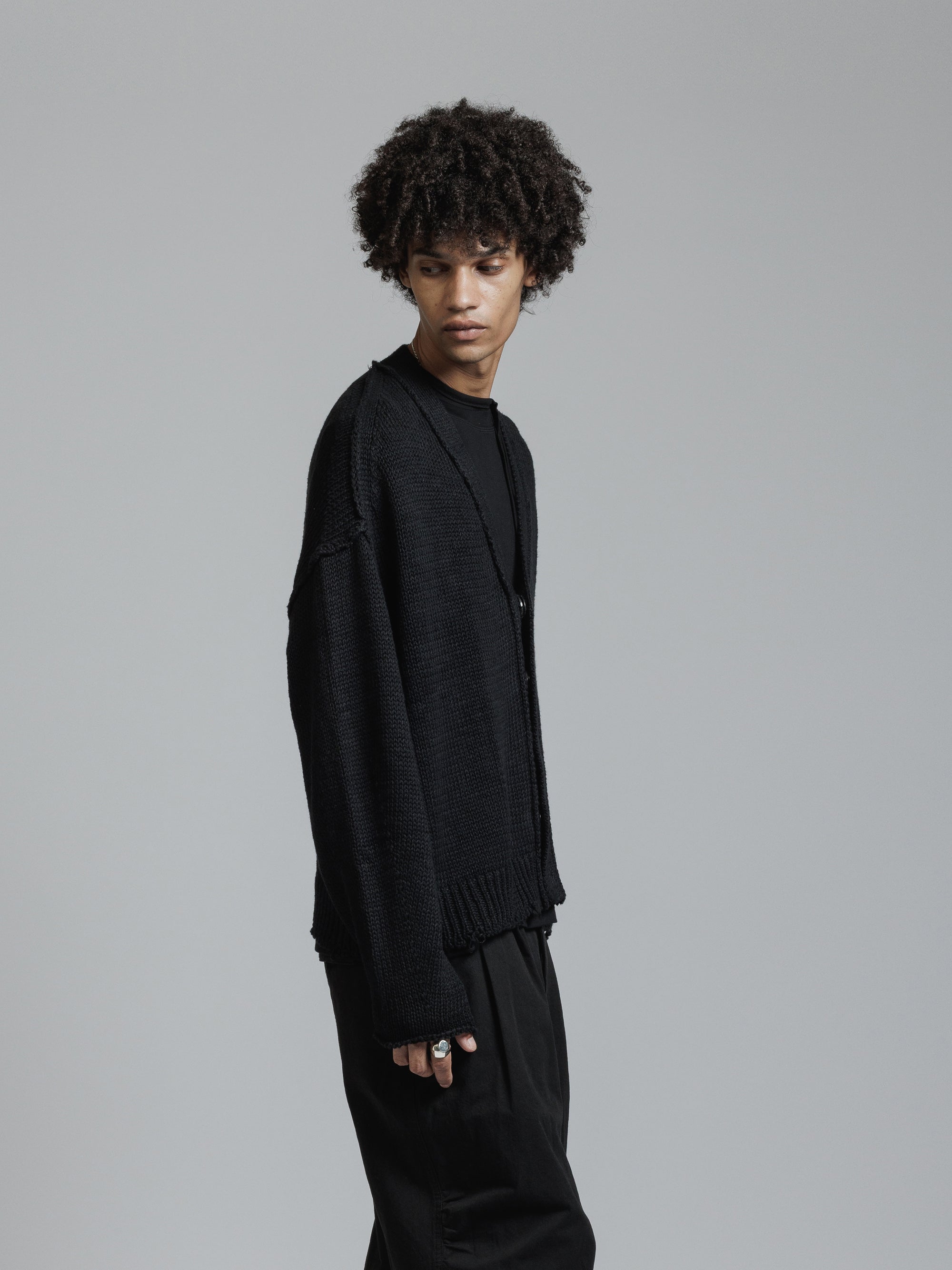 THE VIRIDI-ANNE（ザ ヴィリディアン） TVA 26SS COTTON_LINEN SNAP BUTTON CARDIGAN ...